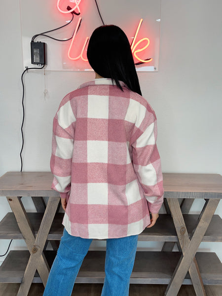 Pastel Flannel Shacket – Lace and Luck